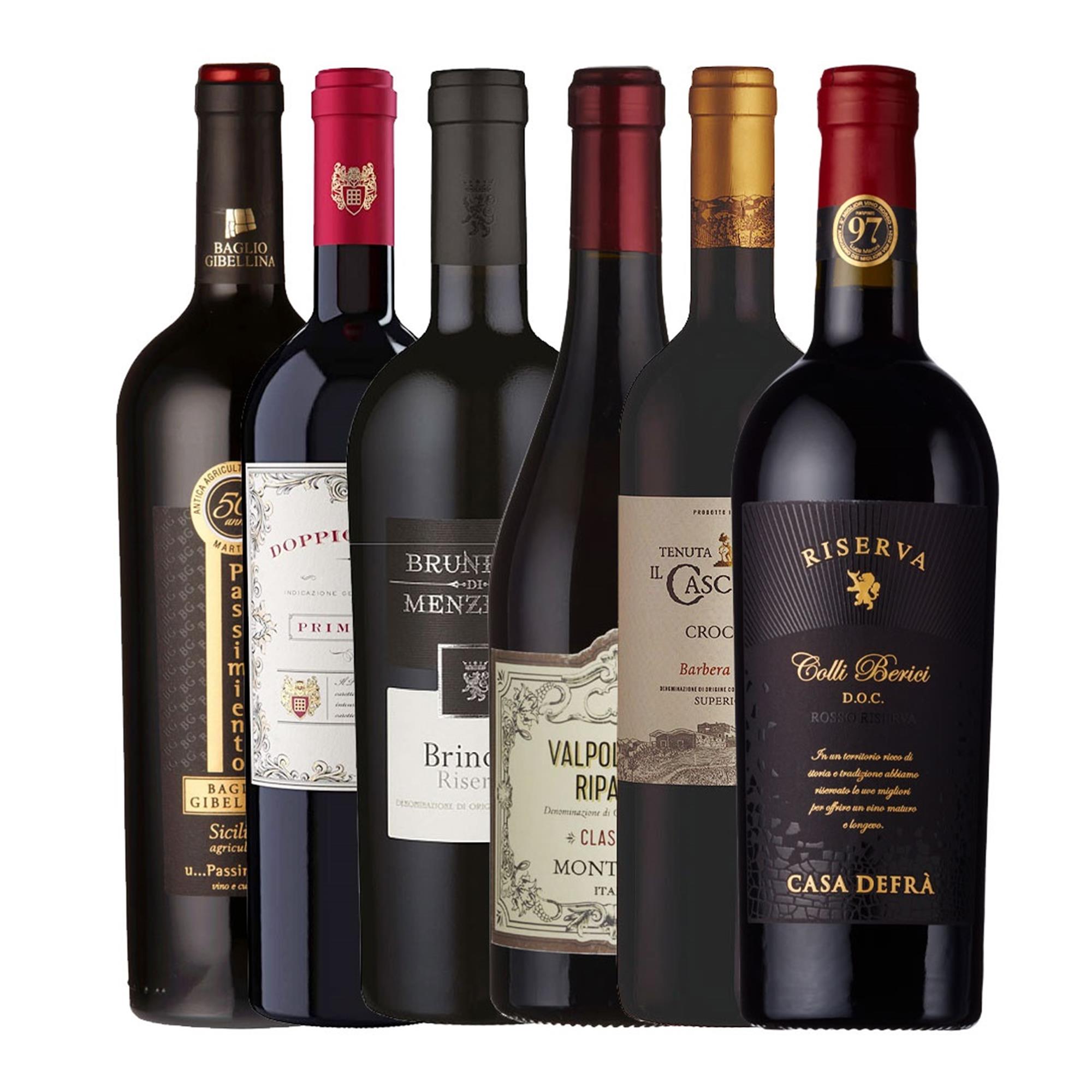Italian Red Wine Case 6x75cl
