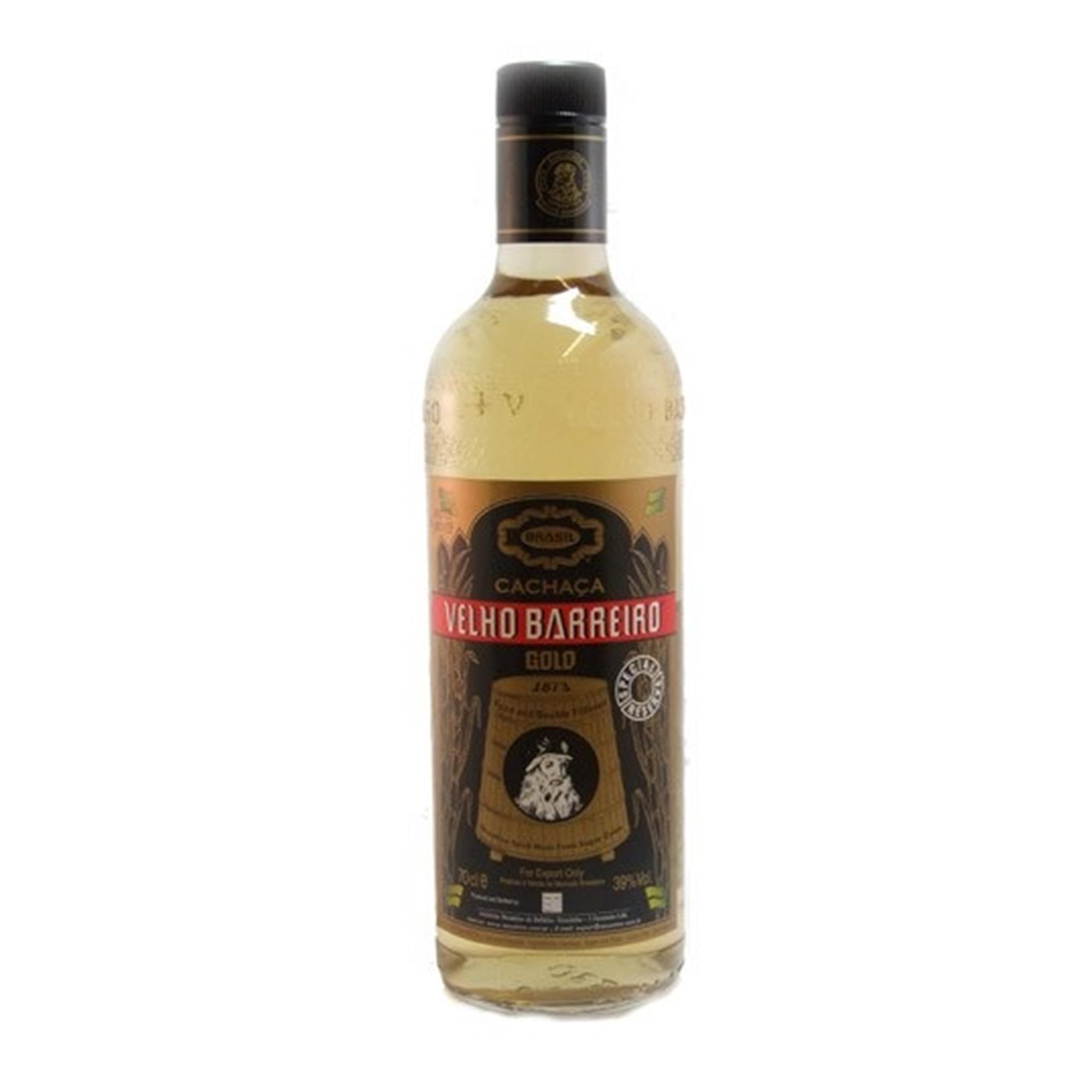 Velho Barreiro Gold Cachaca