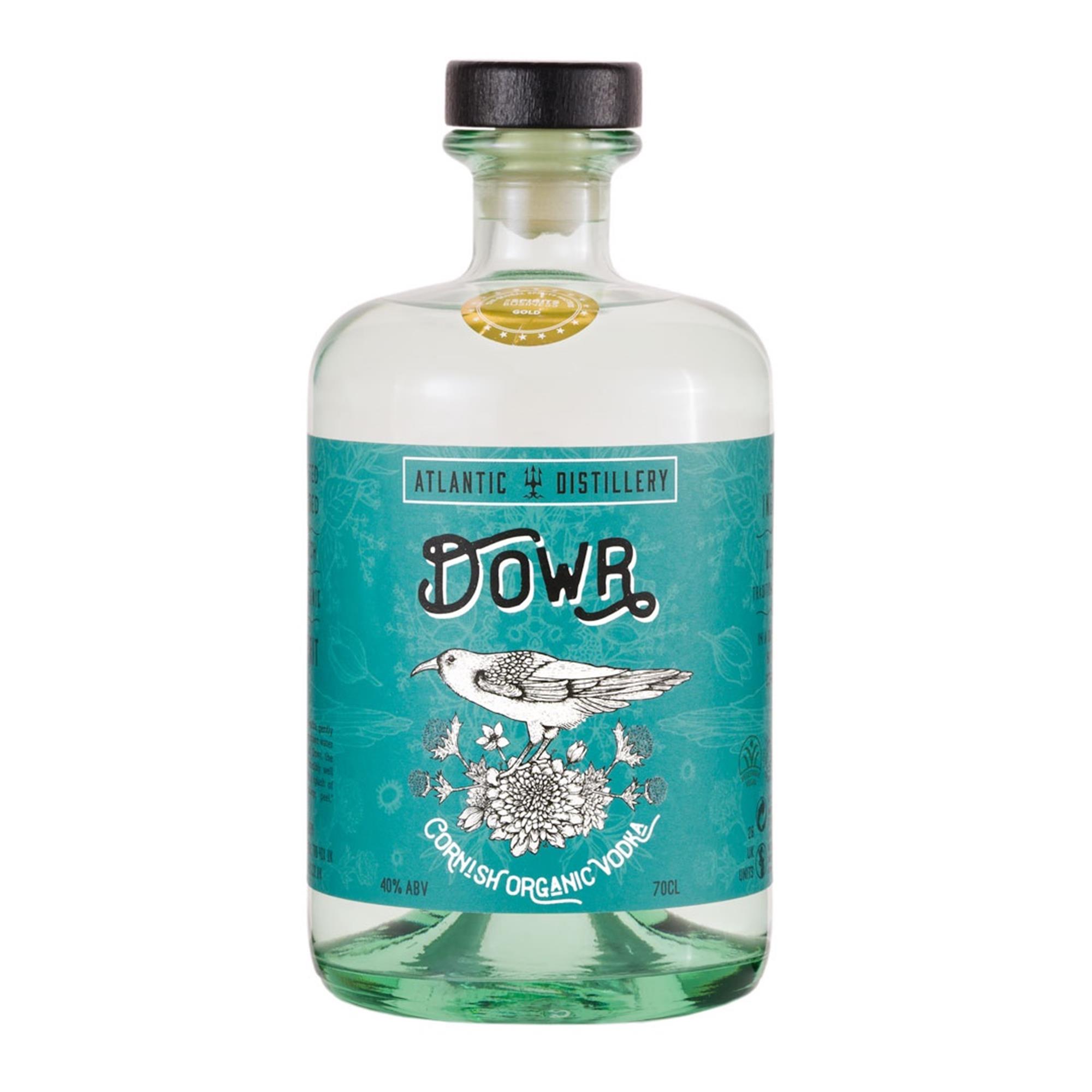 Atlantic Distillery Dowr Organic Cornish Vodka 40% 70cl