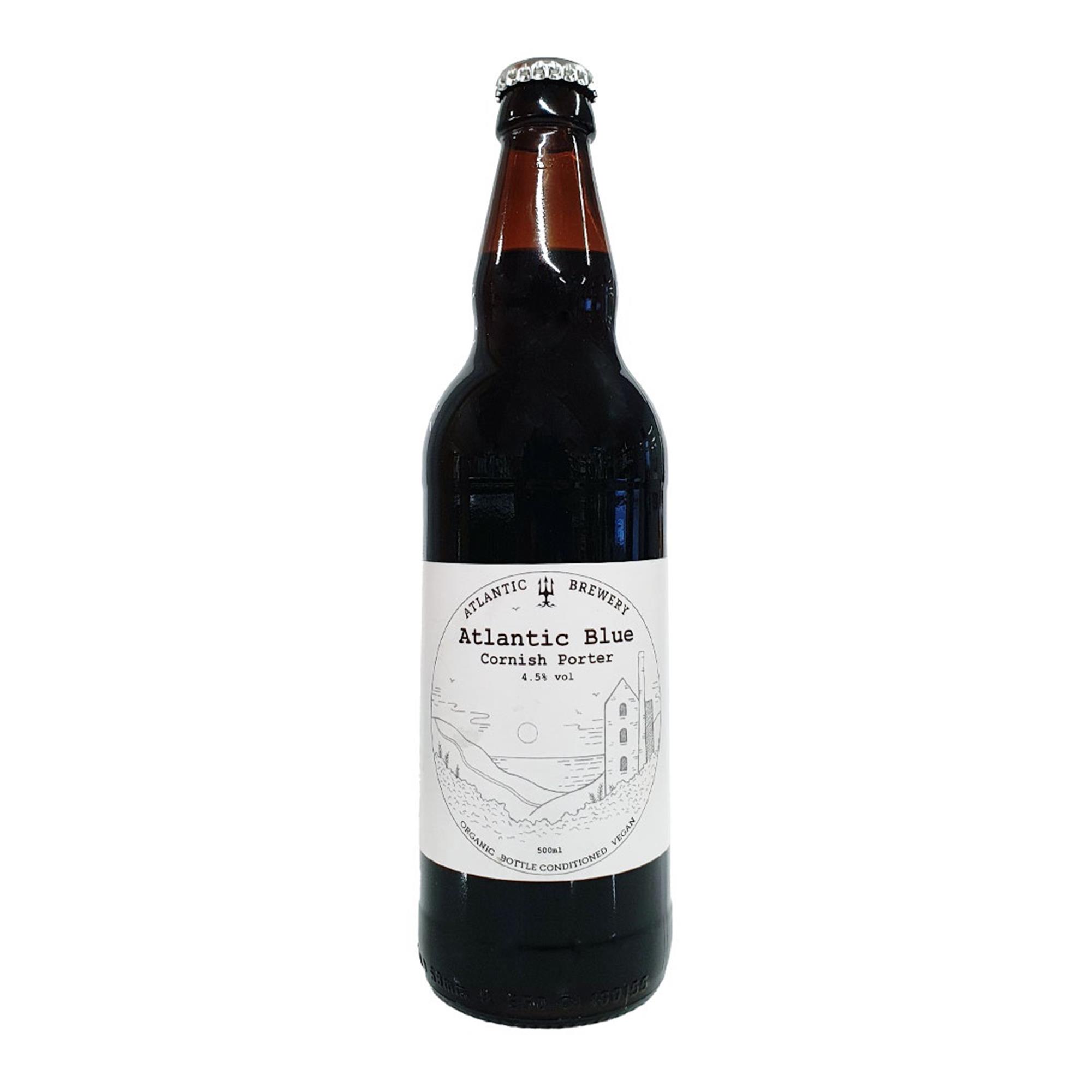 Atlantic Brewery Blue Organic Cornish Dark Ale 4.5% 500ml