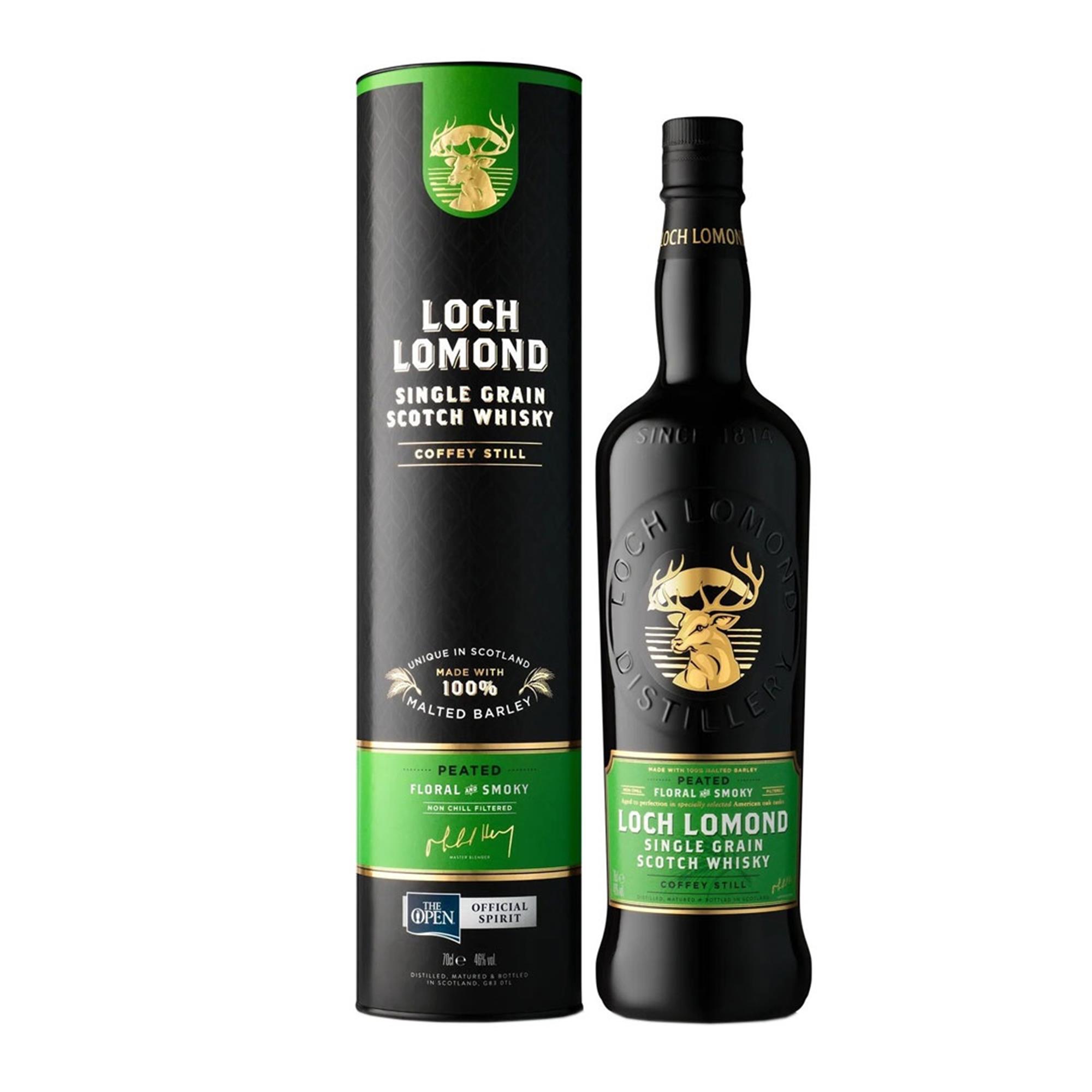 Loch Lomond Single Grain Peated Whisky 70cl