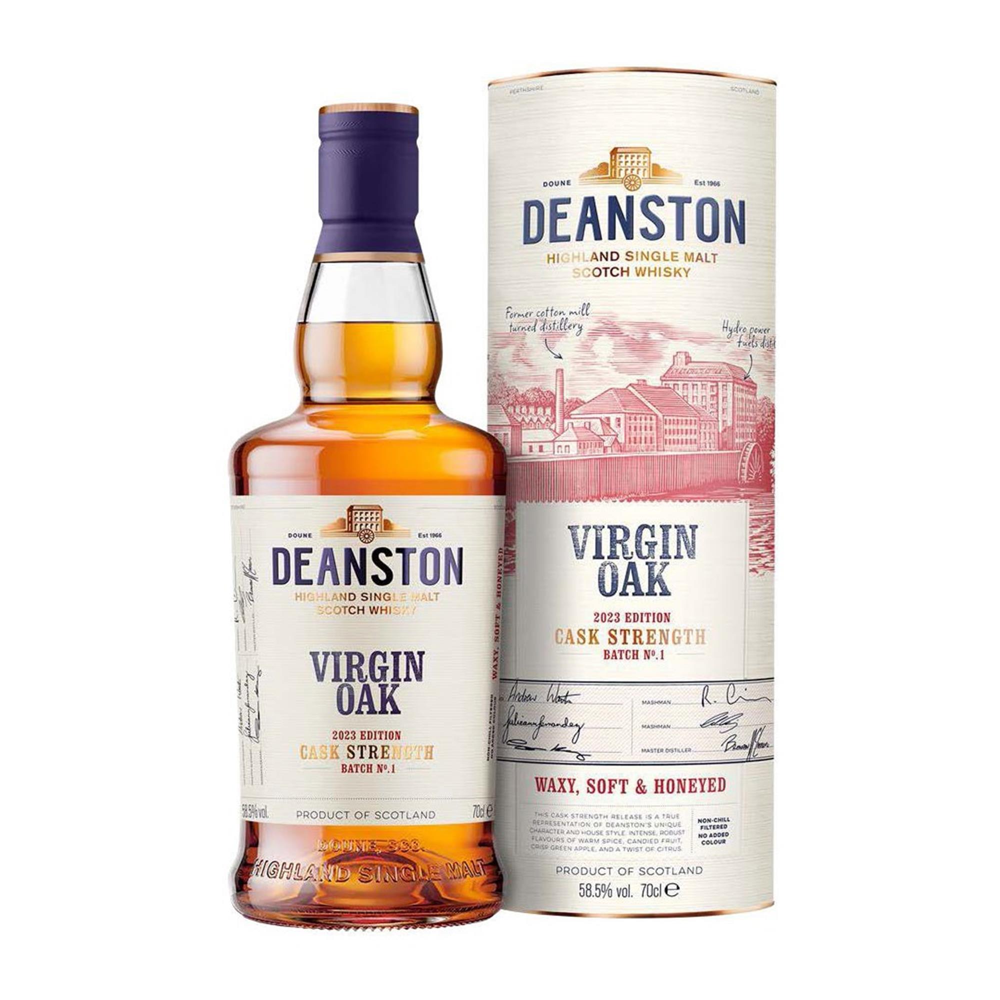 Deanston Virgin Oak Cask Strength Batch 1 2023 Release 70cl